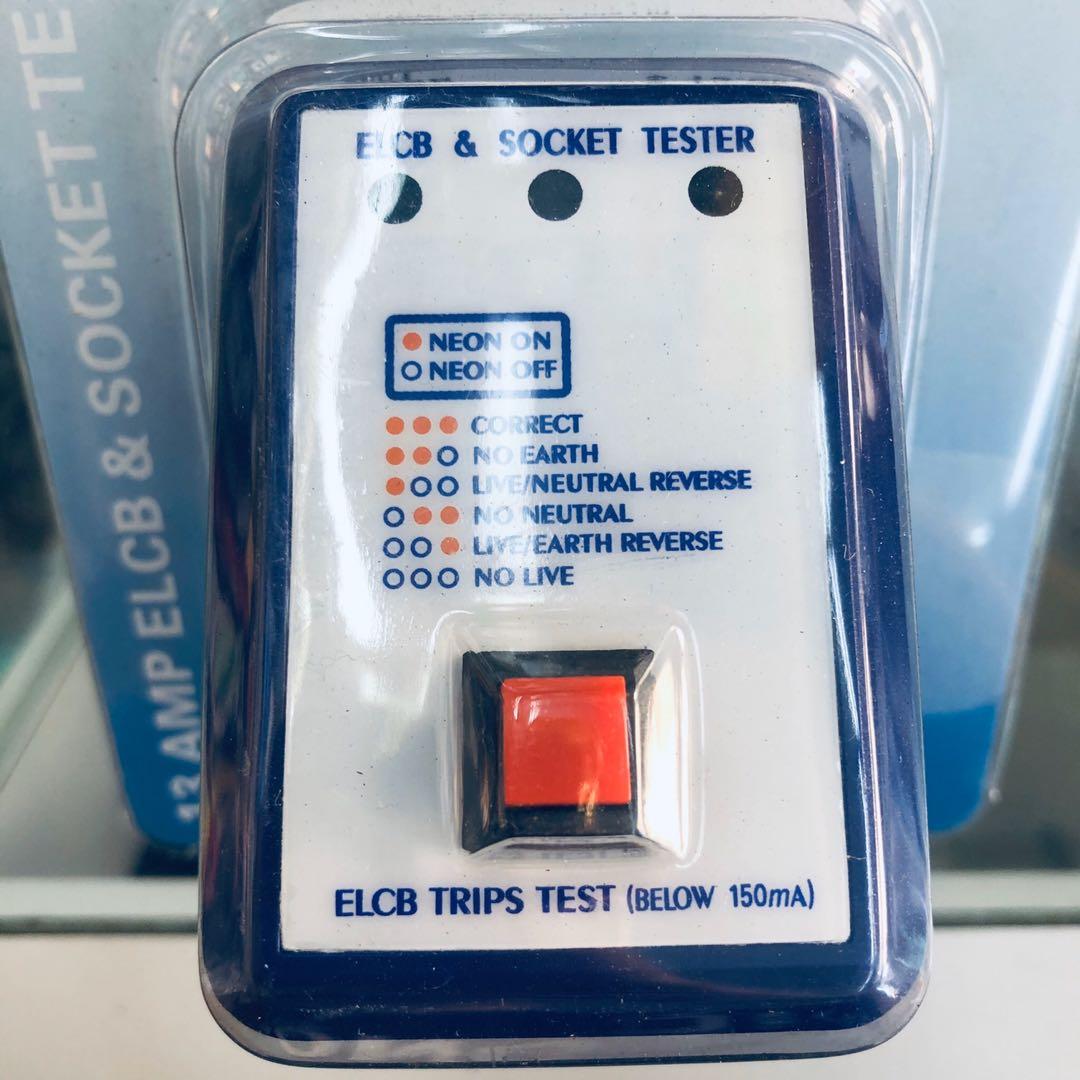 Elcb socket tester 13A, Everything Else on Carousell