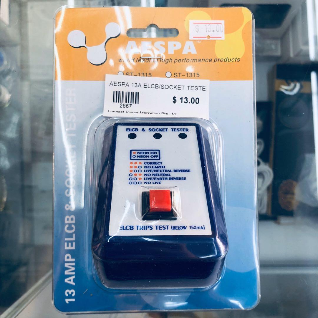 Elcb socket tester 13A, Everything Else on Carousell