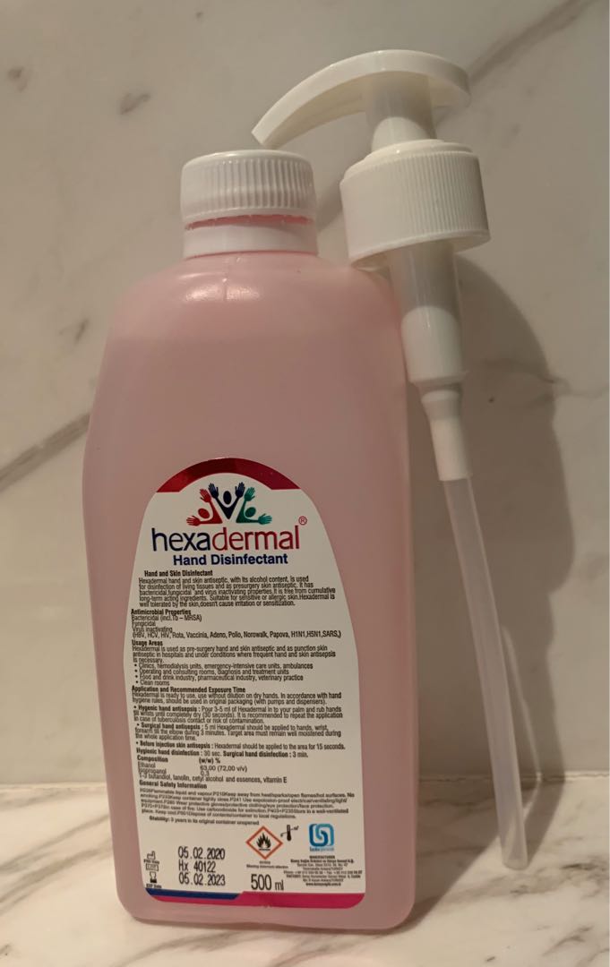 Hexadermal Hand Disinfectant/ Sanitiser, Everything Else on Carousell