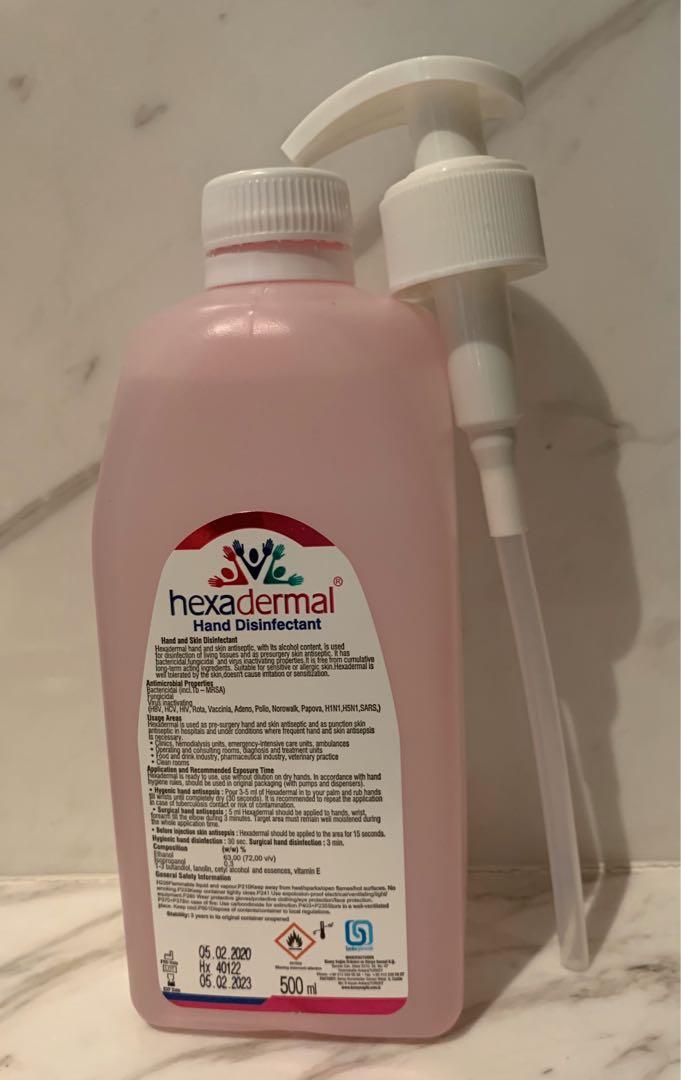 Hexadermal Hand Disinfectant/ Sanitiser, Everything Else on Carousell