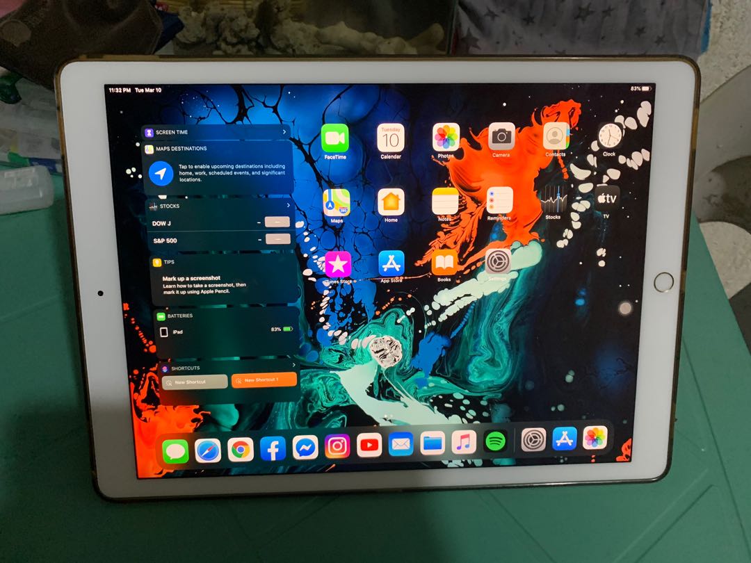 IPad Pro 12.9 2nd gen 256GB gold with apple pencil, Mobile Phones ...