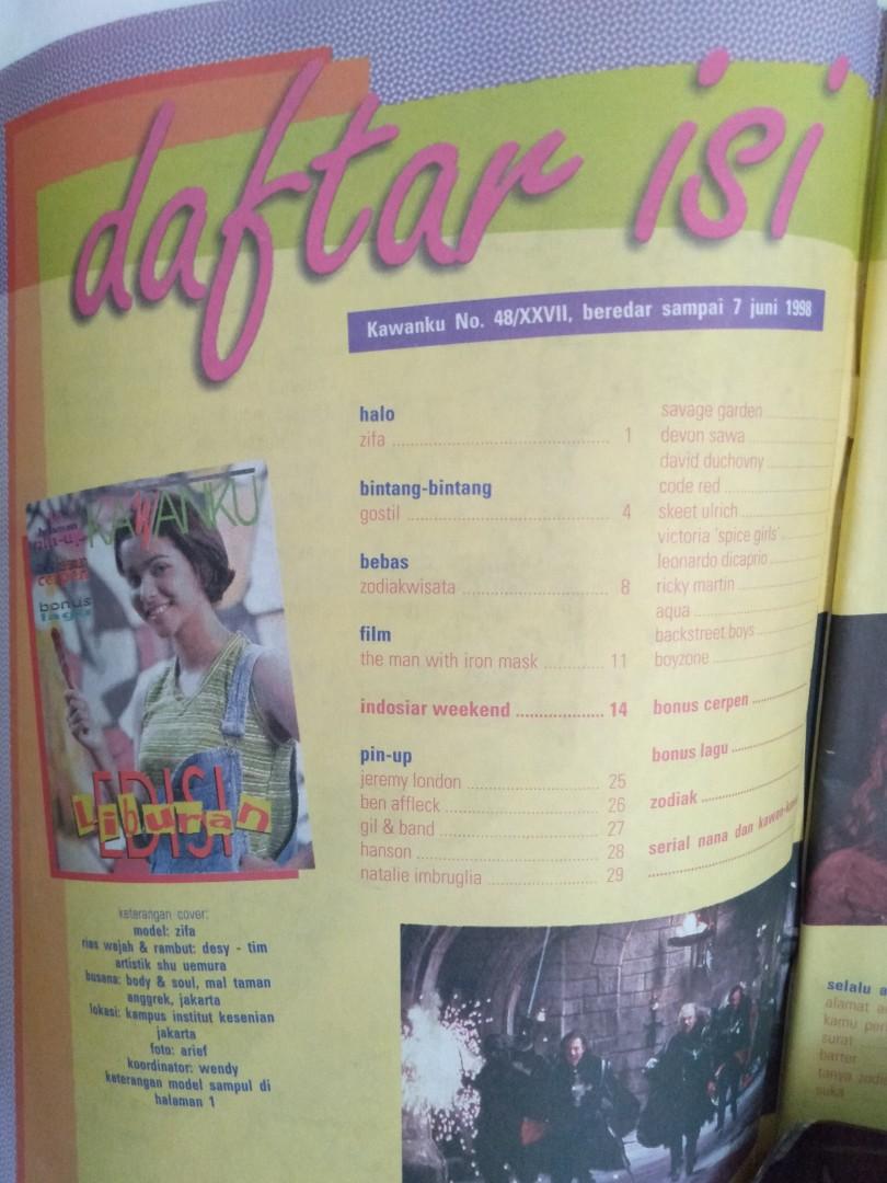 Majalah Kawanku No.48/XXVII edar sampai 7 Juni 1998, Buku & Alat Tulis ...