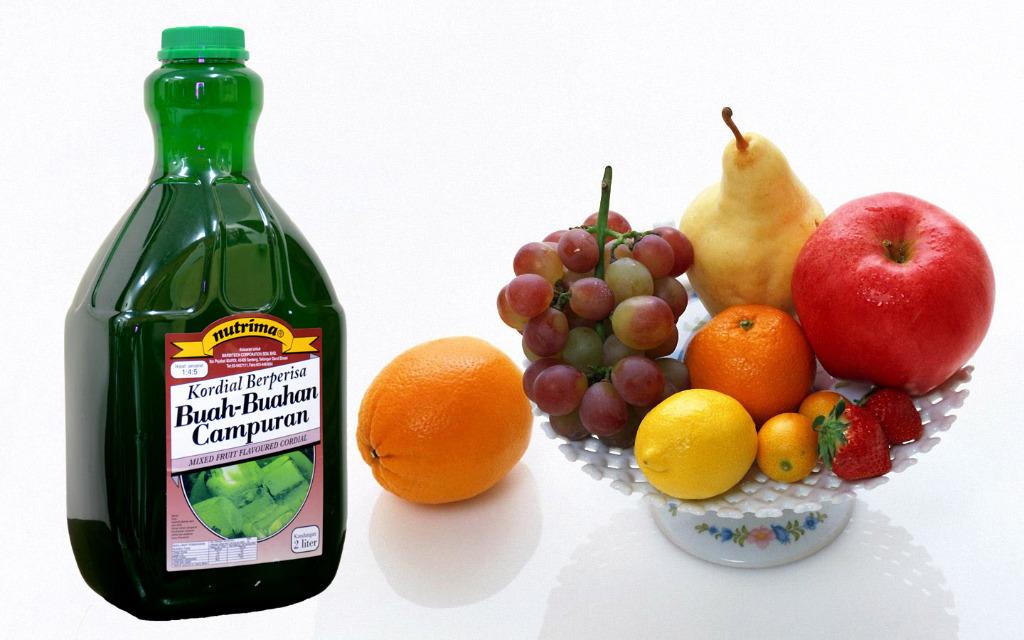 Kordial Nutrima perisa buah buahan (Mix Fruit), Food & Drinks ...