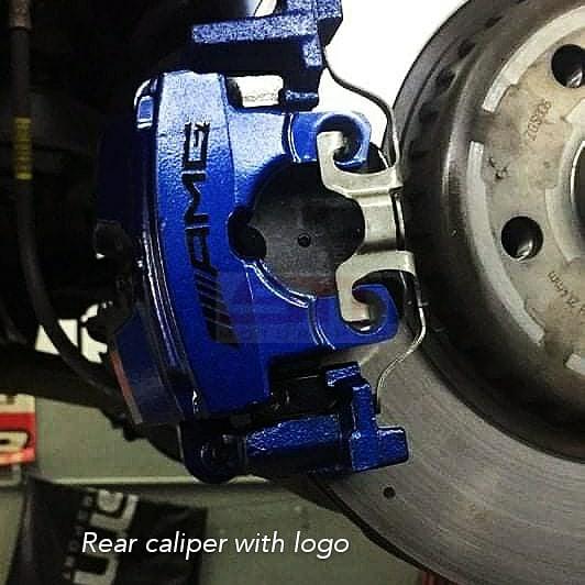 Mercedes-Benz BLUE Caliper painting AMG Benz Logo, Auto Accessories on ...