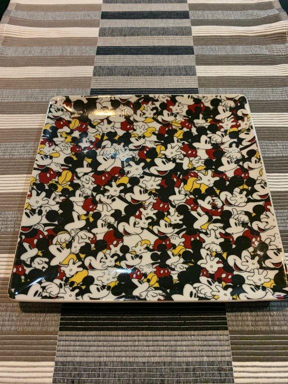 Mickey Mouse Square plate - 1 piece, Furniture & Home Living ...