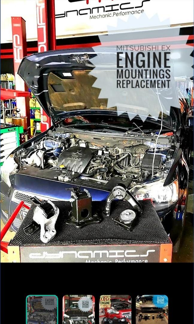 Mitsubishi EX CY2/CY4 & Lancer CS3 : Engine Mountings Replacement, Car ...