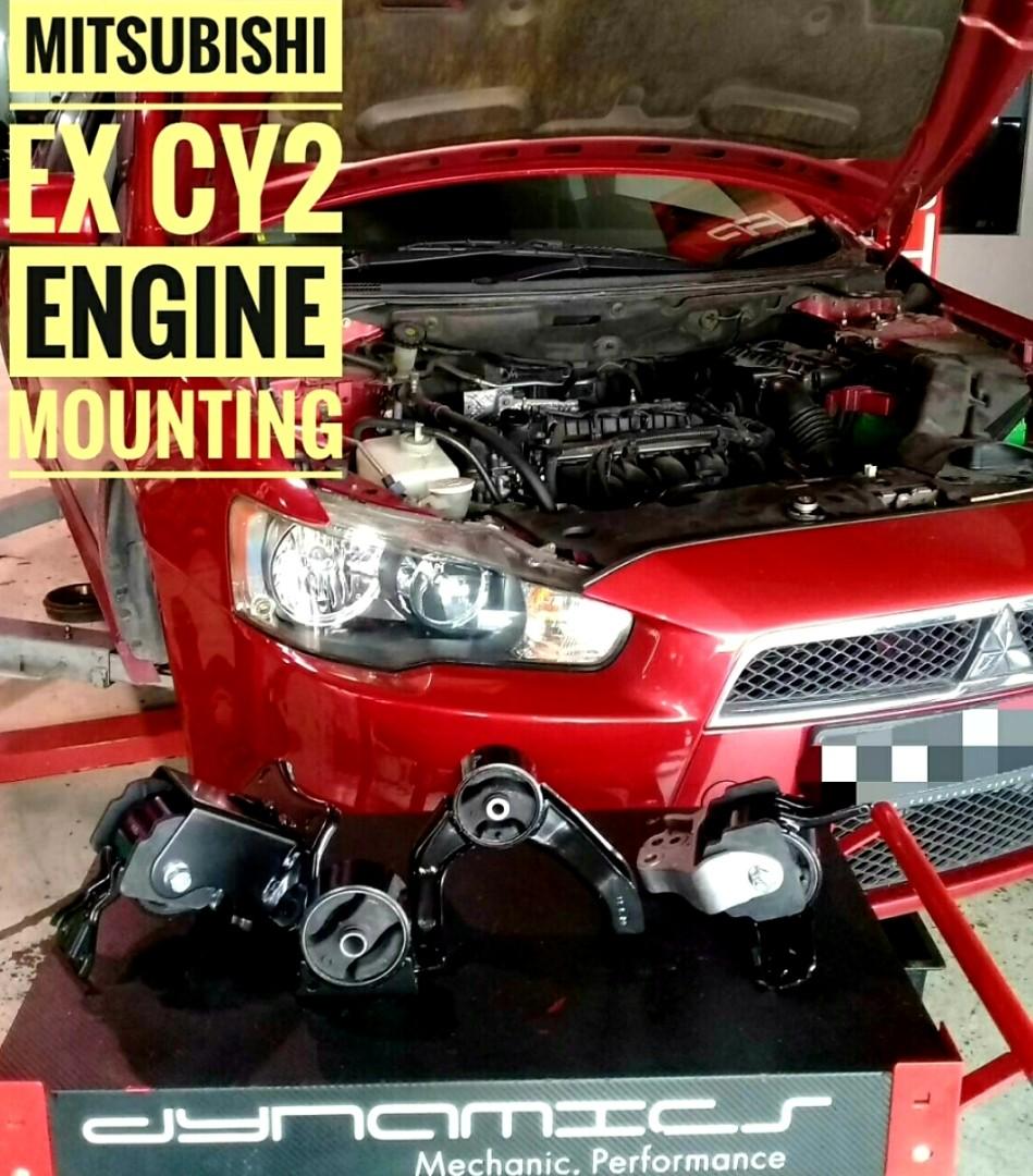 Mitsubishi EX CY2/CY4 & Lancer CS3 : Engine Mountings Replacement, Car ...