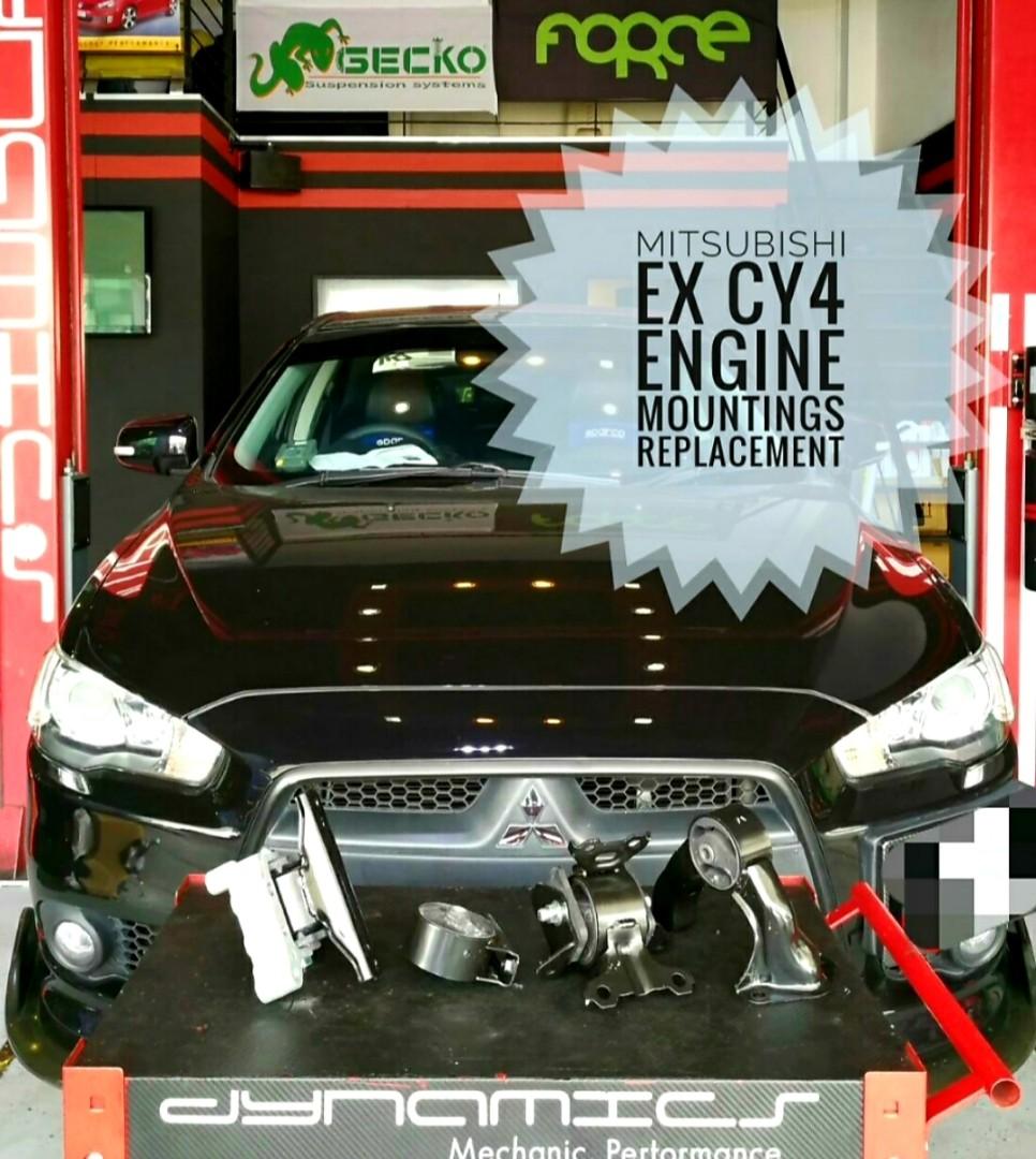 Mitsubishi EX CY2/CY4 & Lancer CS3 : Engine Mountings Replacement, Car ...