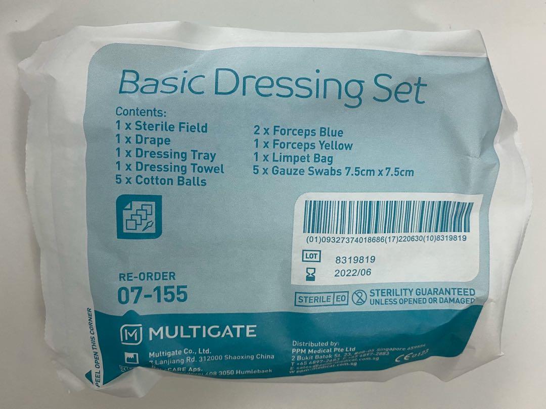 Multigate Basic Dressing Set, Health & Nutrition, Medical Supplies ...