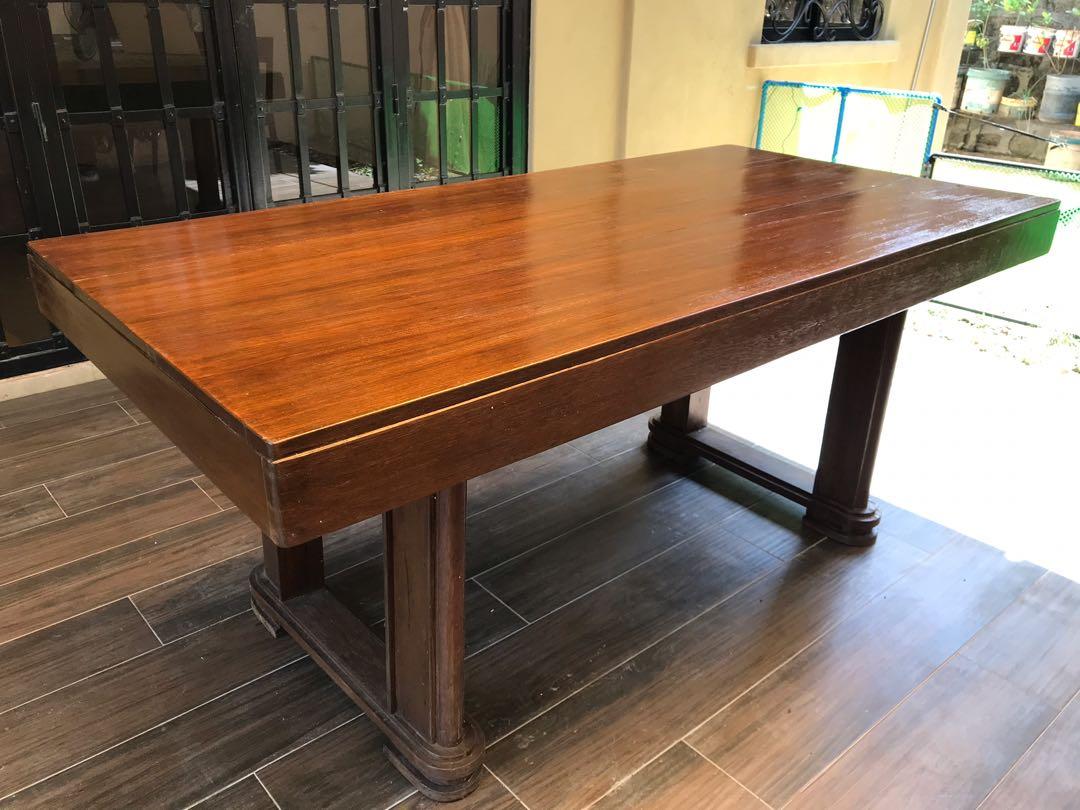 Narra Dining Table, Furniture & Home Living, Furniture, Tables & Sets ...