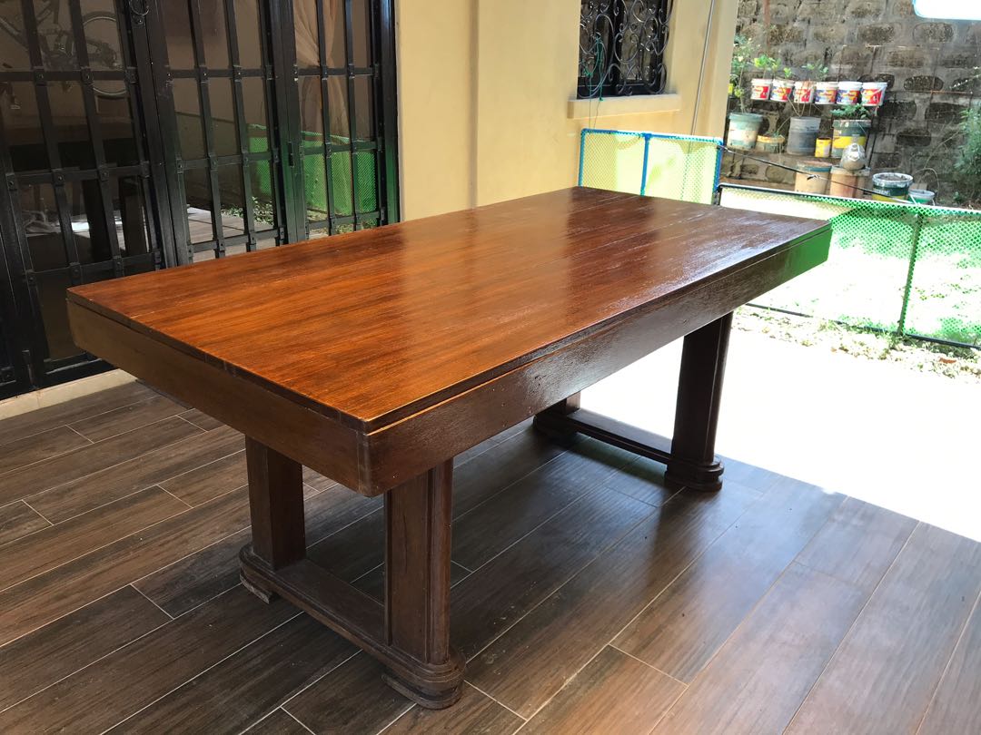 Narra Dining Table, Furniture & Home Living, Furniture, Tables & Sets ...