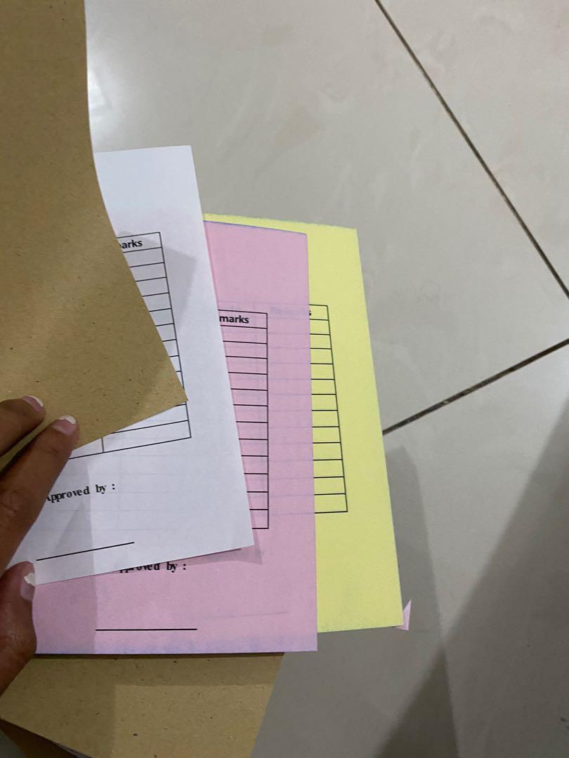 Nota Rangkap 3, Buku & Alat Tulis, Alat Tulis di Carousell