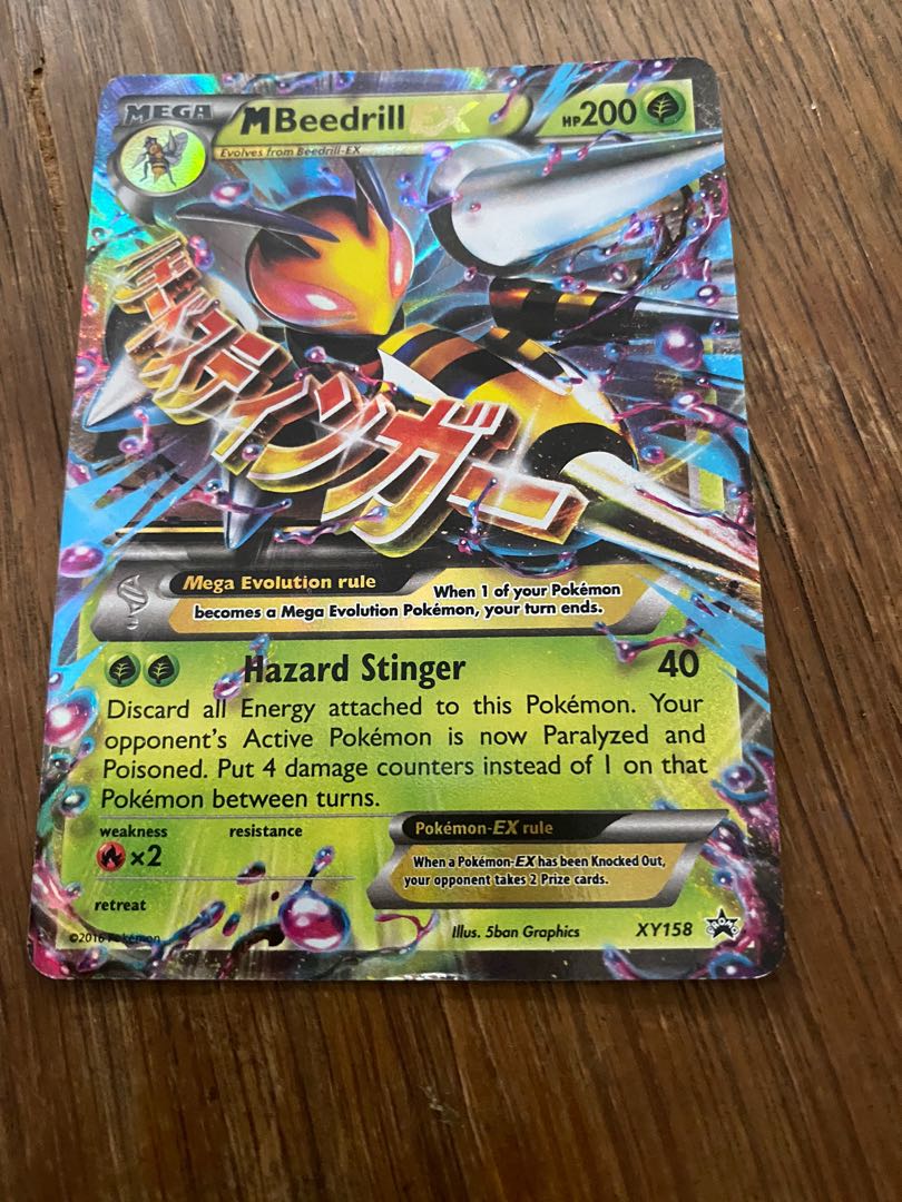 beedrill mega evolution card