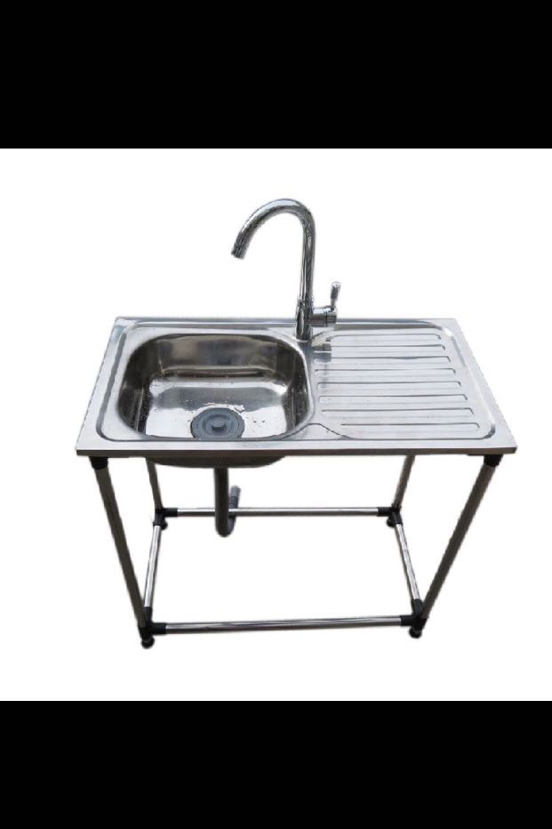 Preorder portable basin set / portable sink, Furniture & Home Living ...