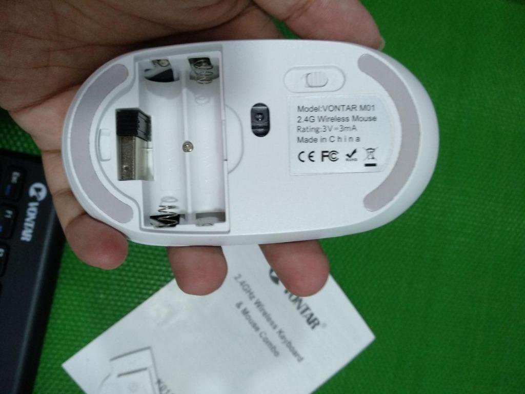 S172 Vontar M01 / K01 2.4GHz Wireless Keyboard and Mouse Combo ...