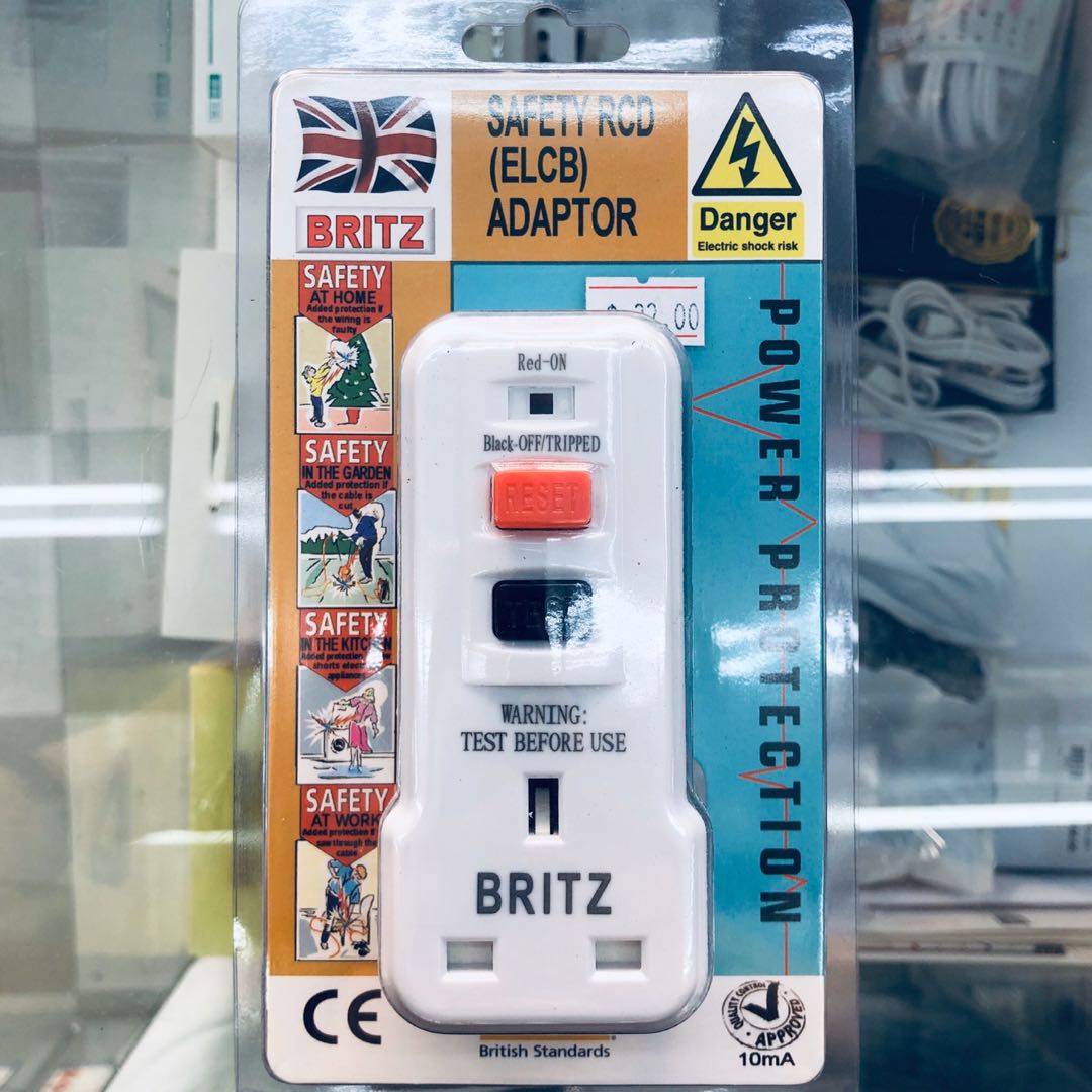 Safety RCD (ELCB) Adaptor, Everything Else on Carousell