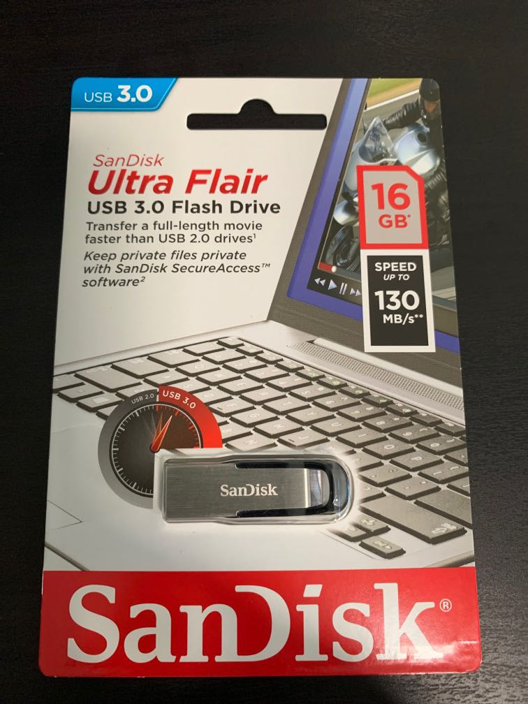 SanDisk USB 3.0 Flash Drive, Computers & Tech, Parts & Accessories ...