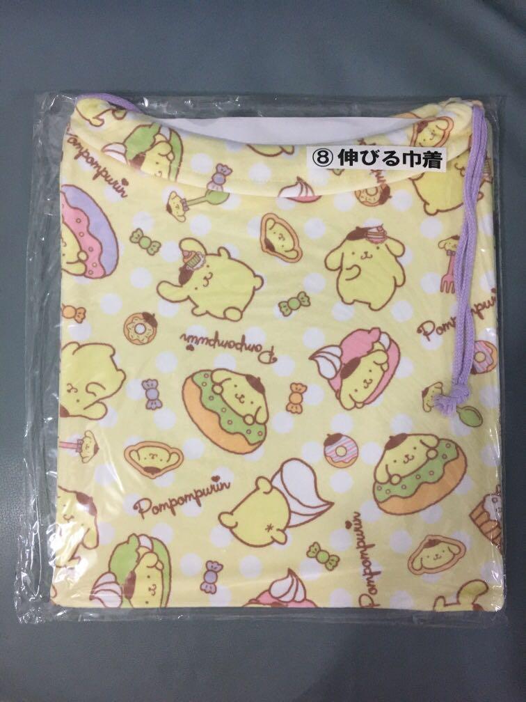 Sanrio Pompompurin Kuji Prize No. 8 - Drawstring Bag, Women's Fashion ...