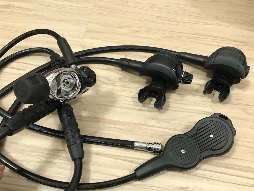 SCUBAPRO MK25 一級頭 S600 二級頭 R295 備二 二用錶 9成新 1年保固 潛水調節器, 體育器材, 健身用品, 舉重和 ...