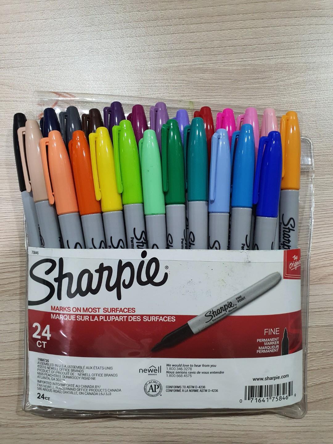 Sharpie Markers 24 pack, Hobbies & Toys, Stationery & Craft, Craft ...