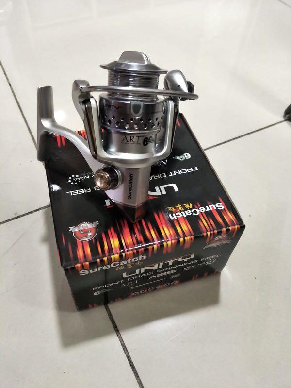 Surecatch Spinning Reel $40, Sports Equipment, Fishing on Carousell