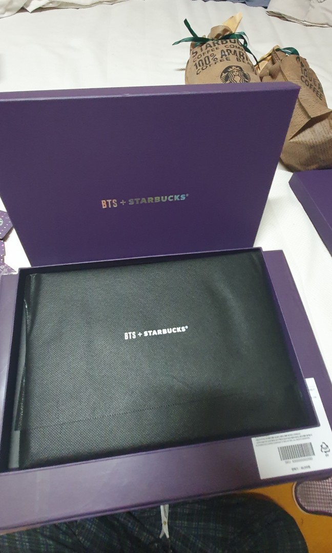 STARBUCKS KOREA X BTS COLLAB TABLET POUCH, Hobbies & Toys, Stationary ...