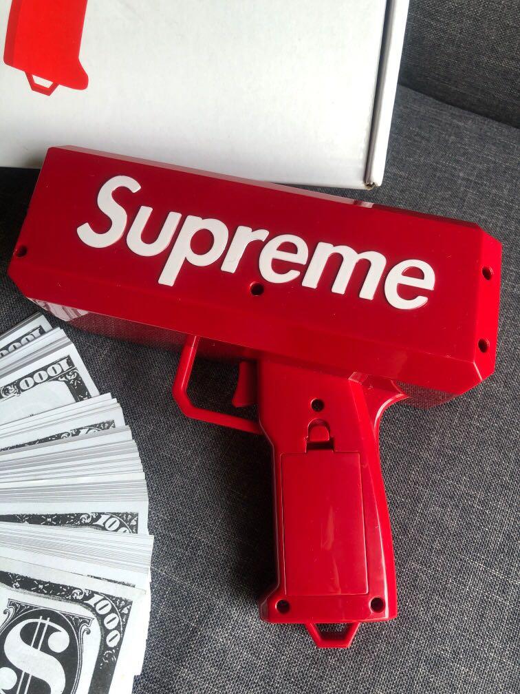 Supreme Money Gun, Hobbies & Toys, Toys & Games on Carousell