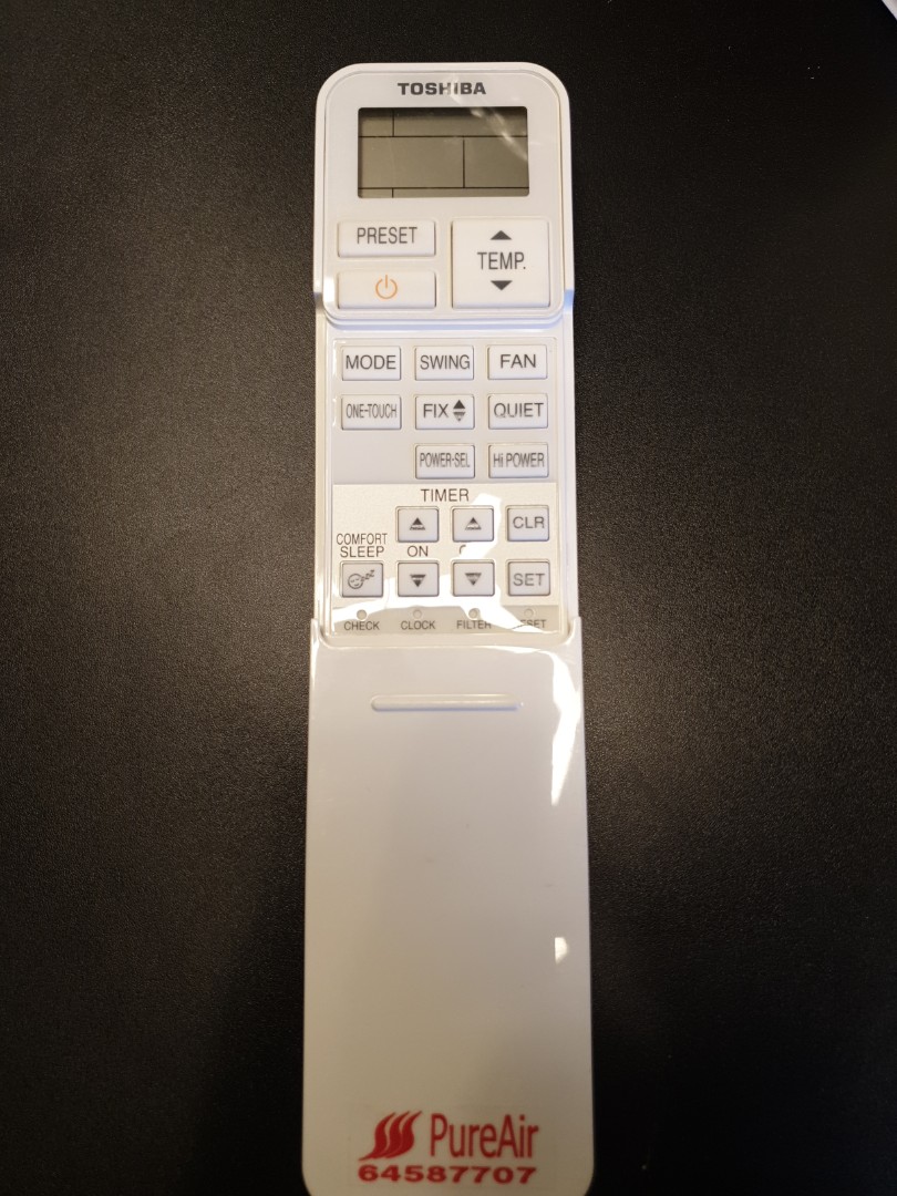 Toshiba Aircon Remote Control, TV & Home Appliances, Air Conditioners ...