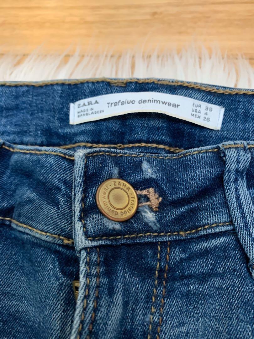 Zara Jeans, Women's Fashion, Clothes, Pants, Jeans & Shorts on Carousell