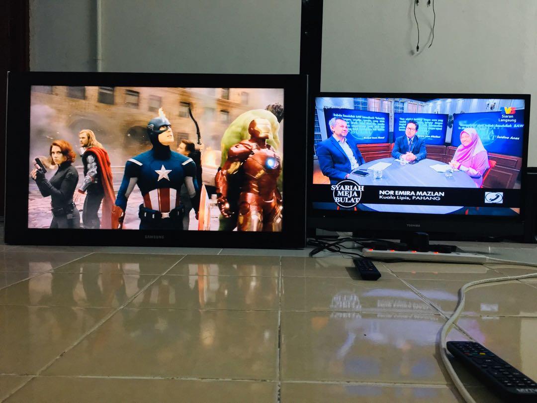 2TV UNTUK SATU HARGA, TV & Home Appliances, TV & Entertainment, Media Streamers & Hubs on Carousell