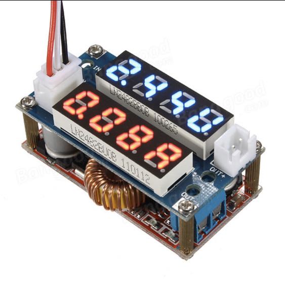 5A Constant LED Driver Battery Charging Module Voltmeter Ammeter Module ...