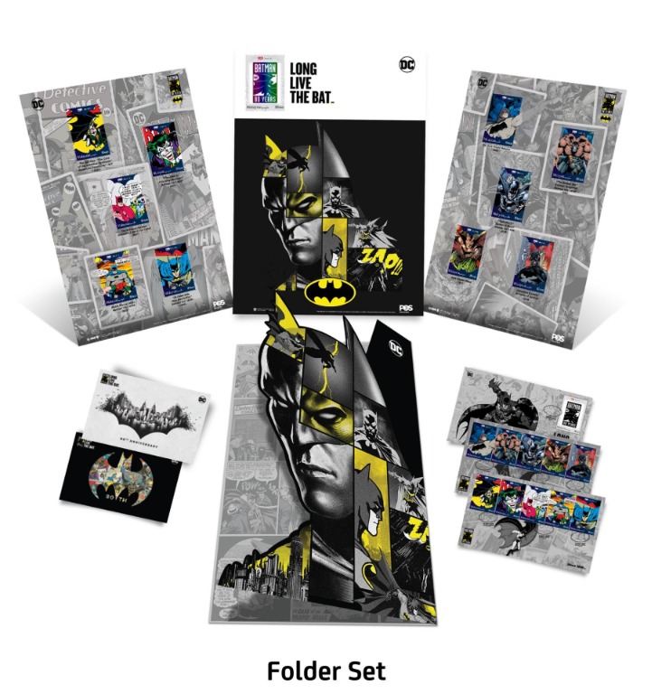80 Years Batman Folder Set, Hobbies & Toys, Collectibles & Memorabilia ...