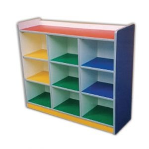 9 Holes Manipulatives Cubby Shelf, Furniture & Home Living, Furniture ...
