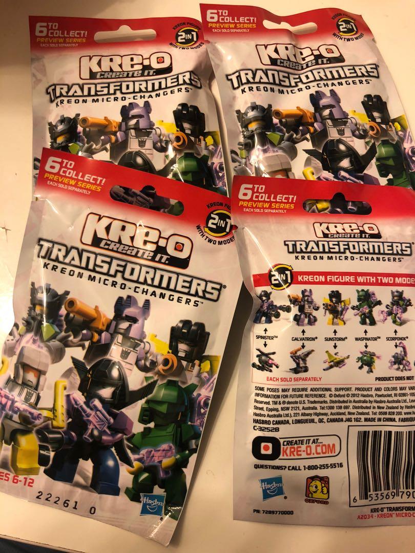 變形金剛 Transformers Kreon Micro-Changers Kre-O Minifigure, 興趣及遊戲, 玩具 & 遊戲 ...