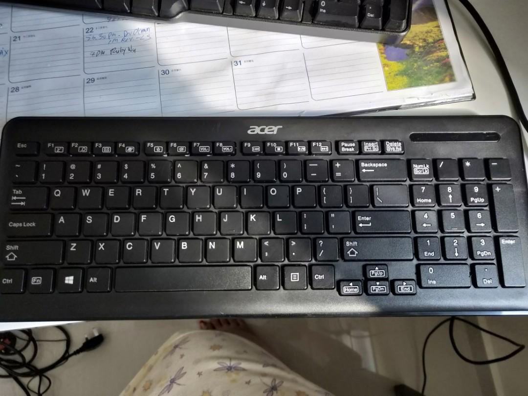 Acer Wireless Keyboard, Electronics, Computer Parts & Accessories on ...