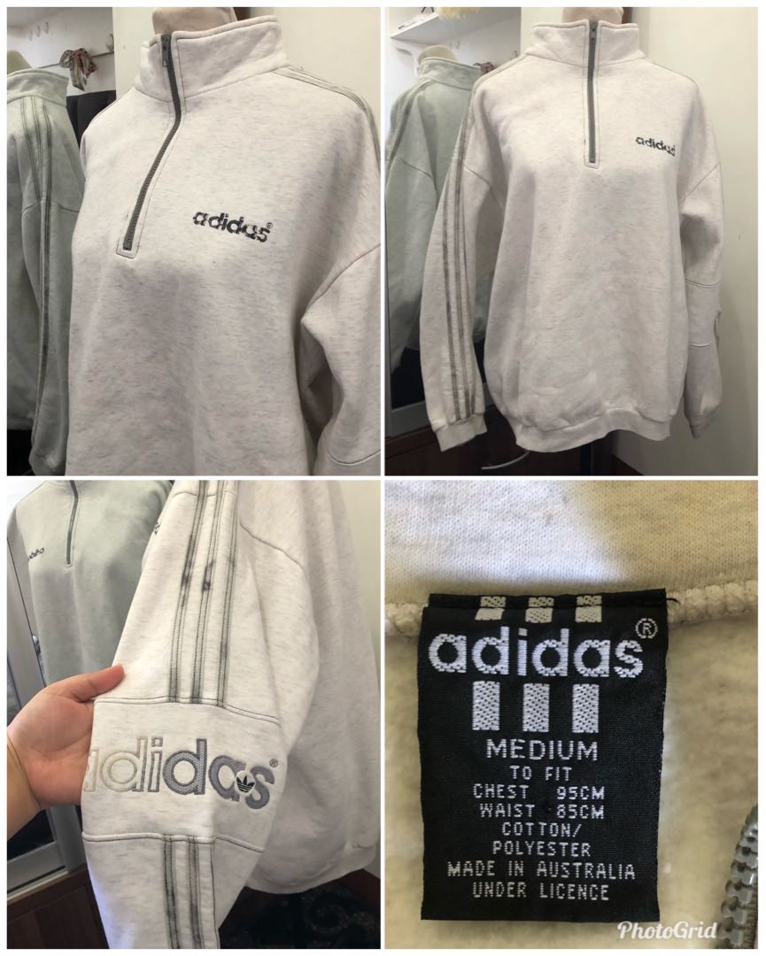 Adidas turtle neck jacket, Men's Fashion, Tops & Sets, Hoodies on Carousell