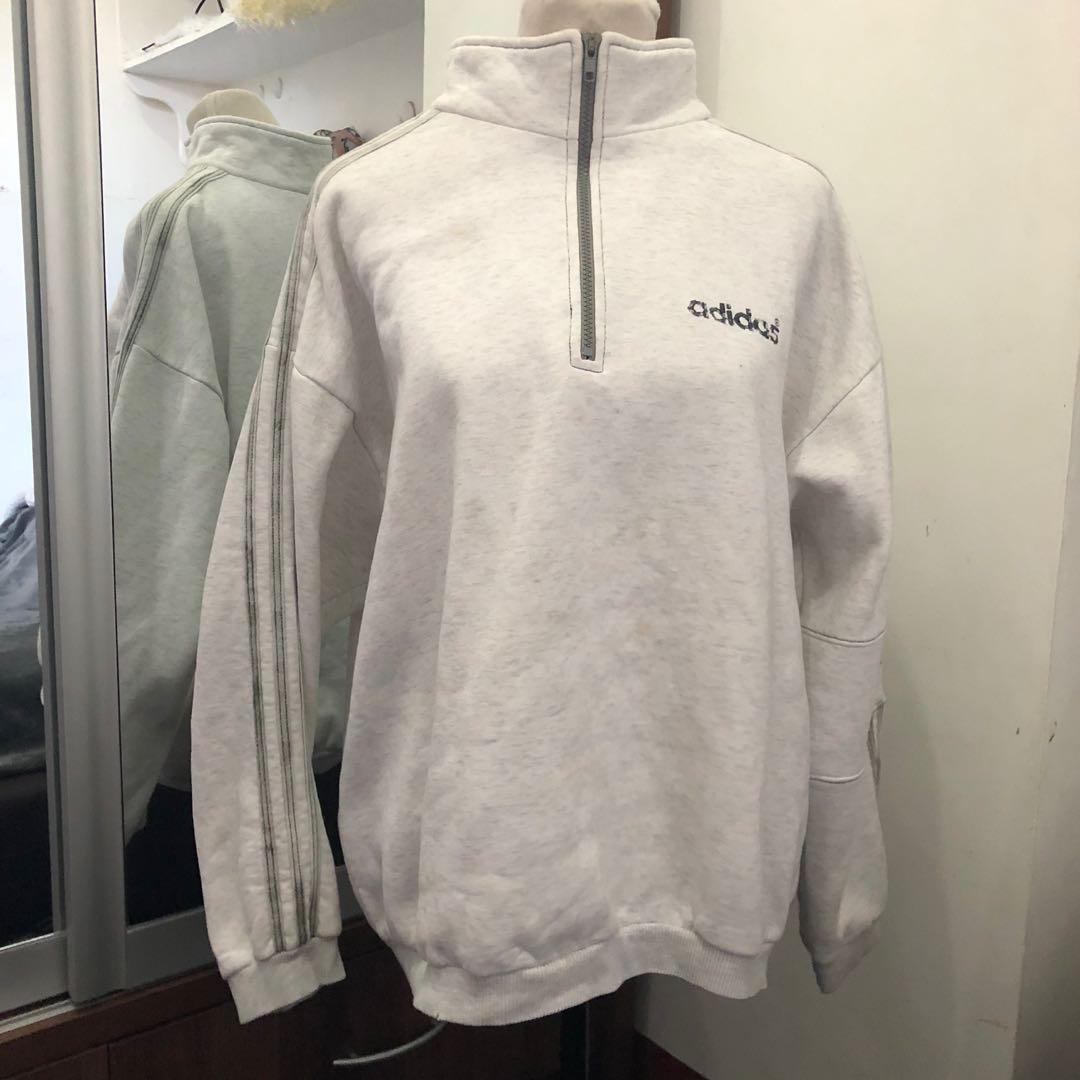 Adidas turtle neck jacket, Men's Fashion, Tops & Sets, Hoodies on Carousell