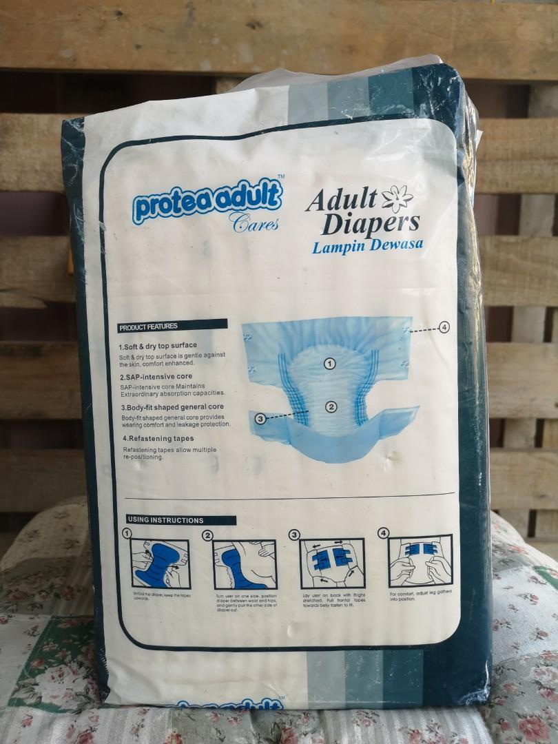 Adult diapers / lampin dewasa, Babies & Kids, Bathing & Changing ...