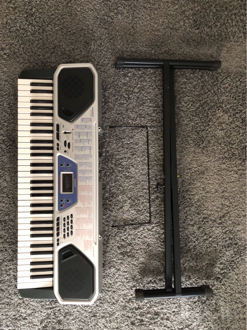 Casio Keyboard + Chord holder + Stand, Hobbies & Toys, Music & Media ...