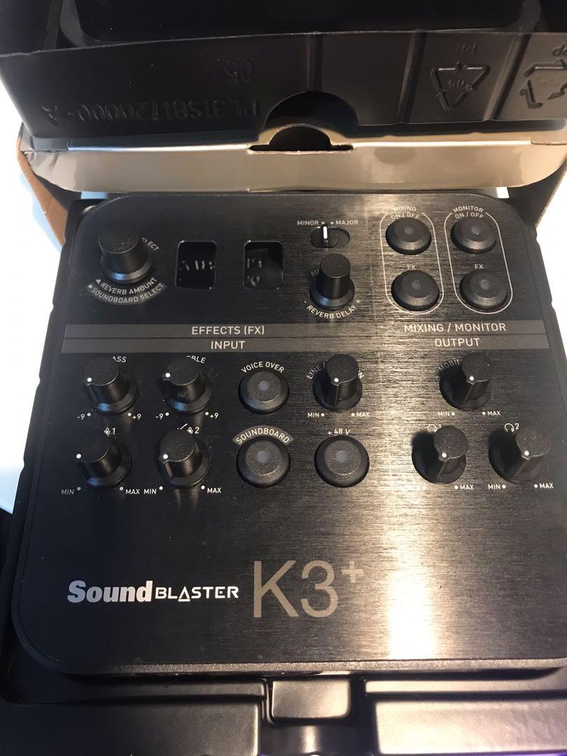 Creative K3+ Sound Blaster/Sound Card, TV & Home Appliances, TV ...