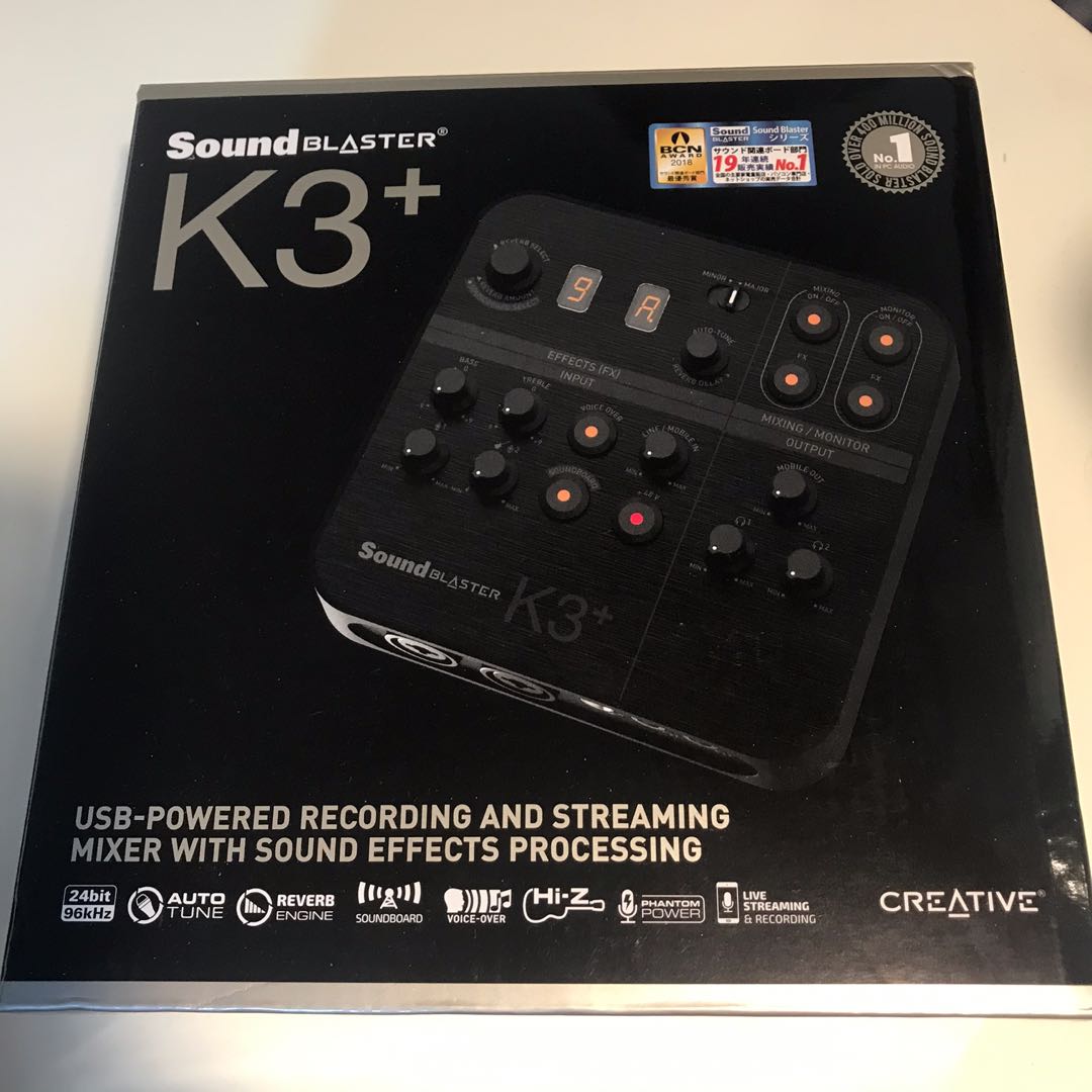 Creative K3+ Sound Blaster/Sound Card, TV & Home Appliances, TV ...