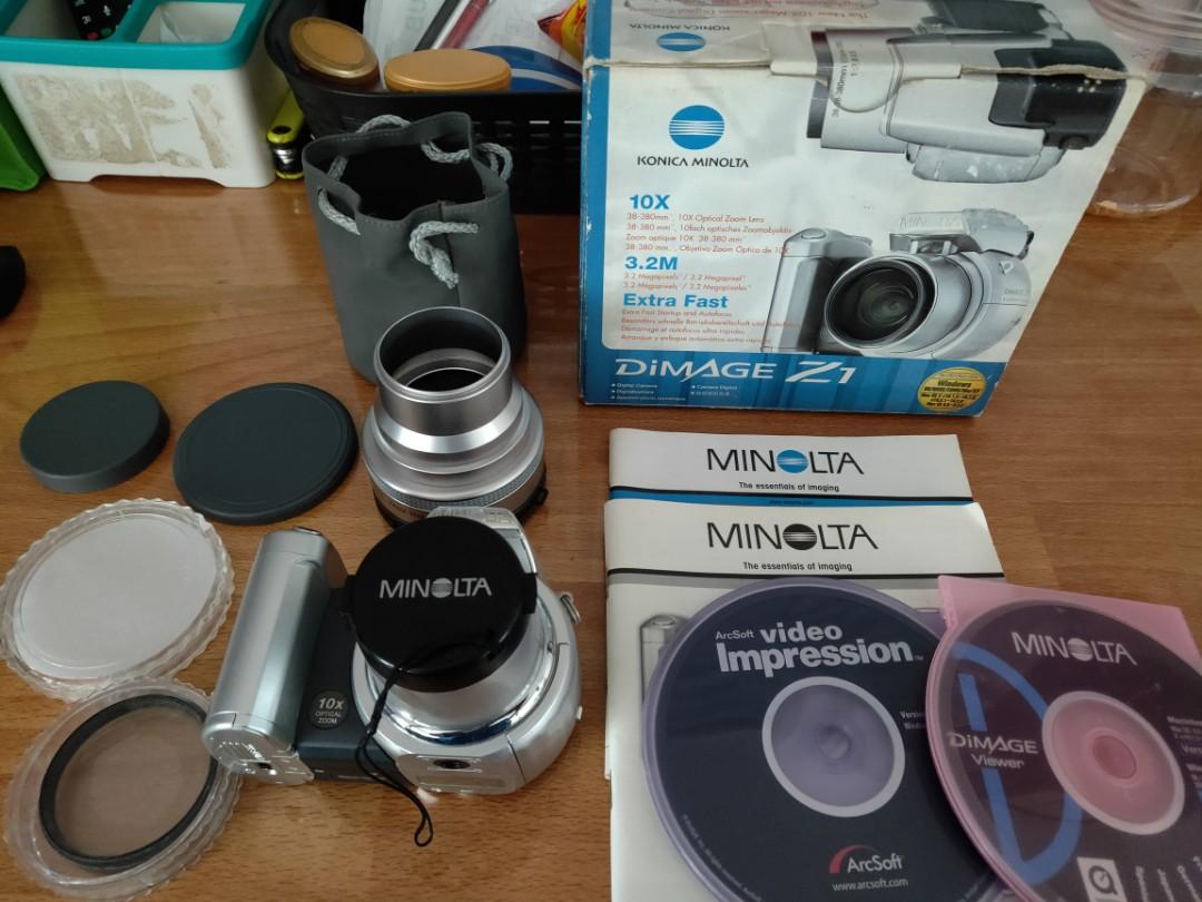 DIMAGE Z1 Digital Camera, Audio, Voice Recorders on Carousell