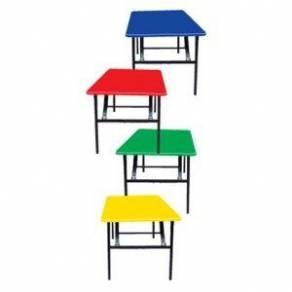Foldable Rectangular Table D, Furniture & Home Living, Furniture ...