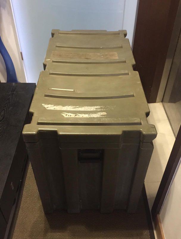 Genuine Australian Army military gear trunk Container, Furniture & Home ...