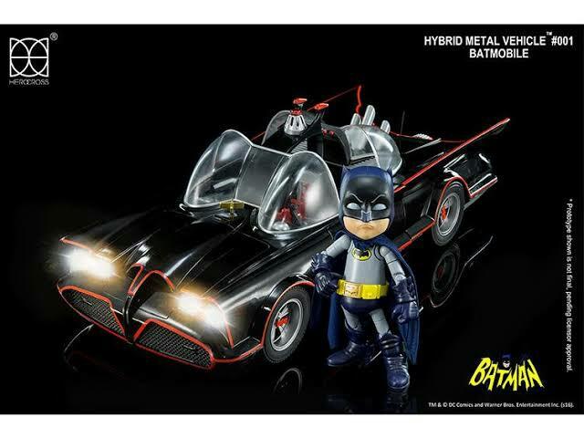 Herocross DC Comics Batman Classic TV Series Hybrid Metal Vehicle #001 ...