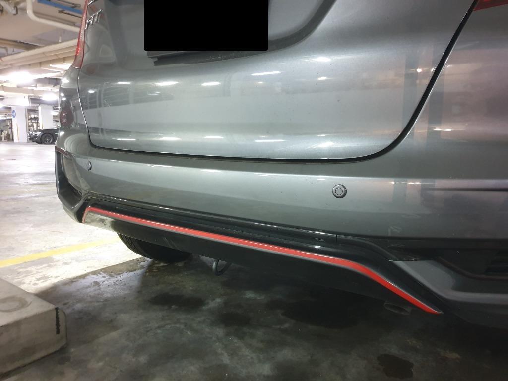 HONDA FIT REAR BODYKIT- RED 3M Reflective Sticker 2020, Car Accessories ...