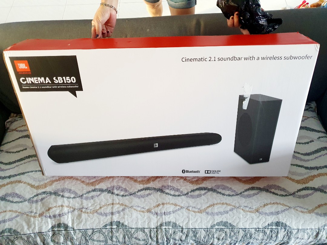 JBL Cinema SB150 Soundbar + Subwoofer, Audio, Soundbars, Speakers ...