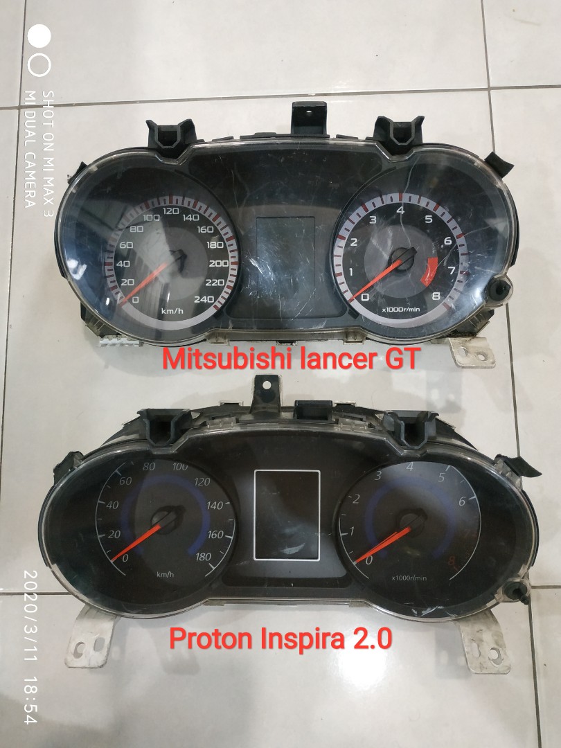 Mitsubishi lancer GT / Proton Inspira meter, Auto Accessories on Carousell