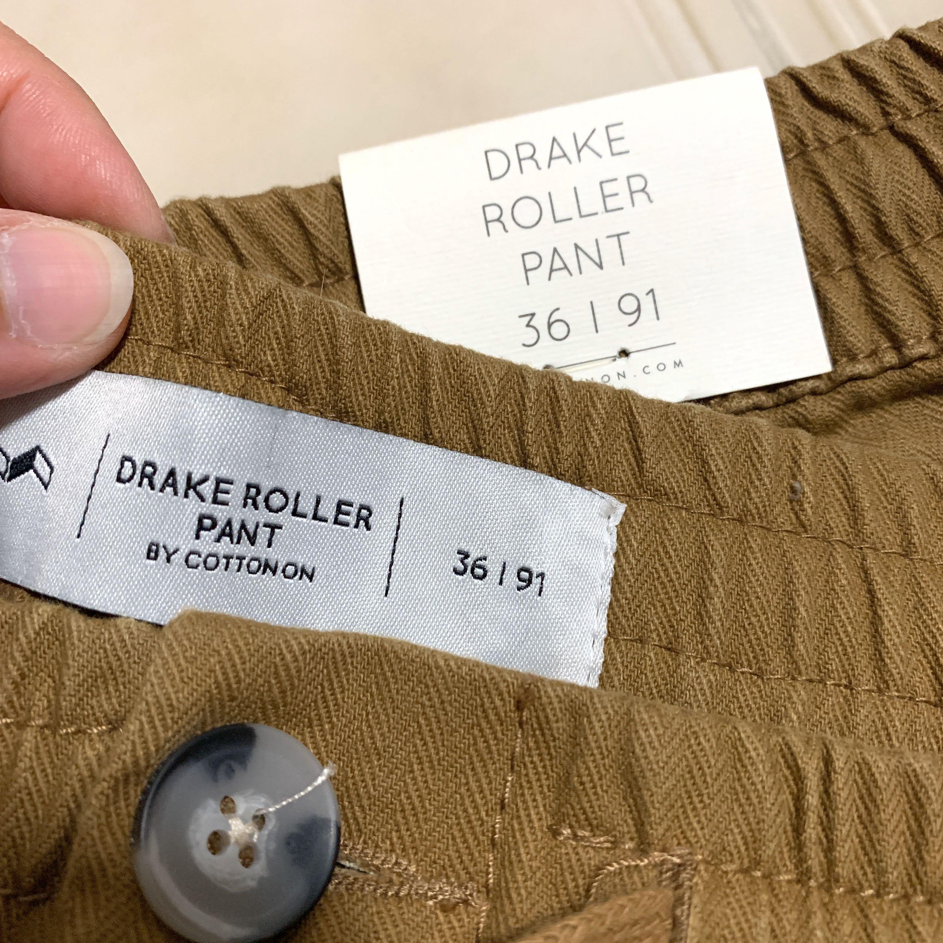 NEW Cotton On Drake Roller Pants, Men's Fashion, Bottoms, Trousers on ...