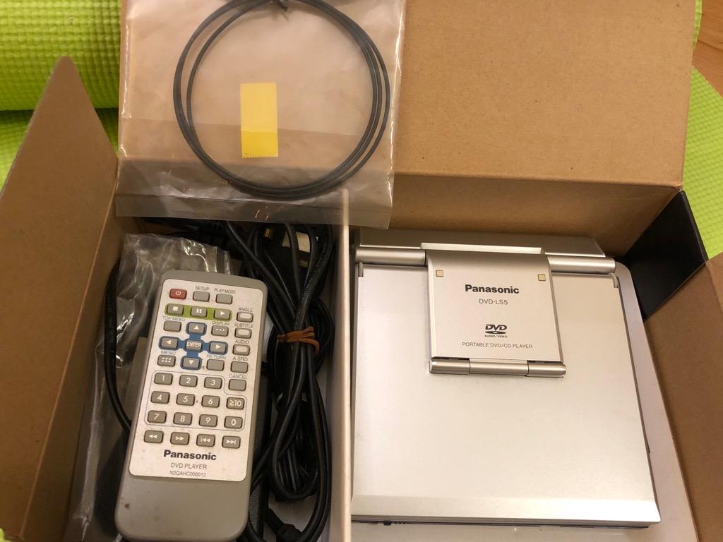 Panasonic Portable DVD/CD Player, DVD-LS5, 家庭電器, 電視 & 其他娛樂, 藍光及播放器 ...